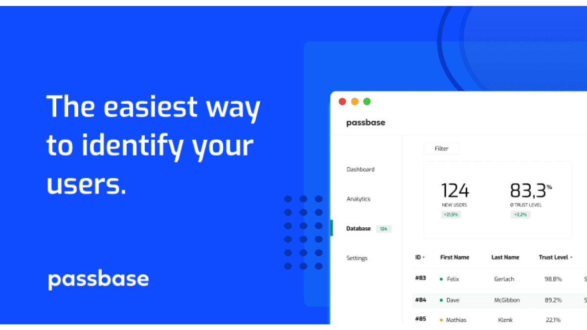 Passbase – User Identitätserkennung mit hohem Sicherheitsstandard